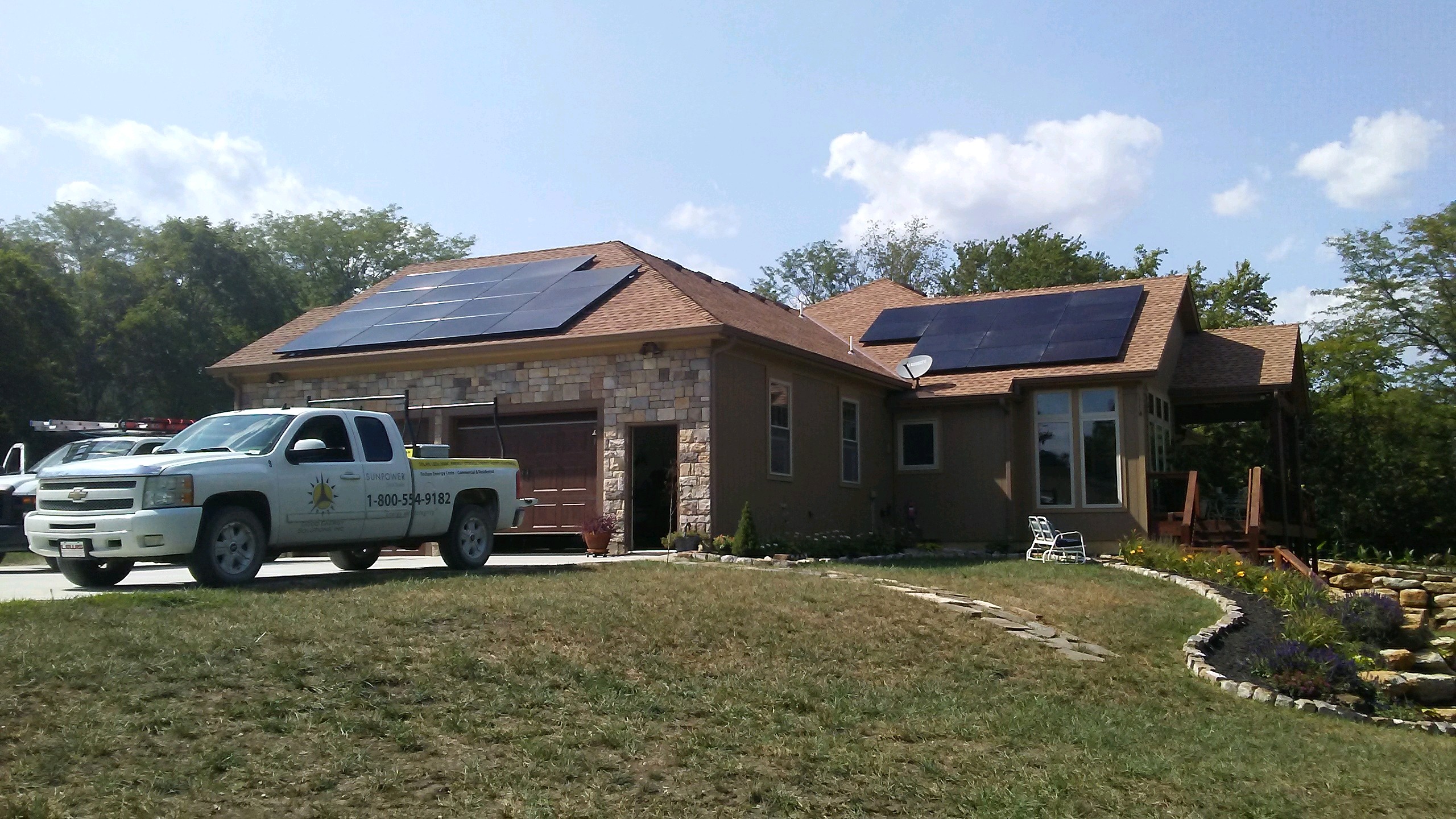 Residential Home Solar Array in Gardner, Kansas - Good Energy Solutions
