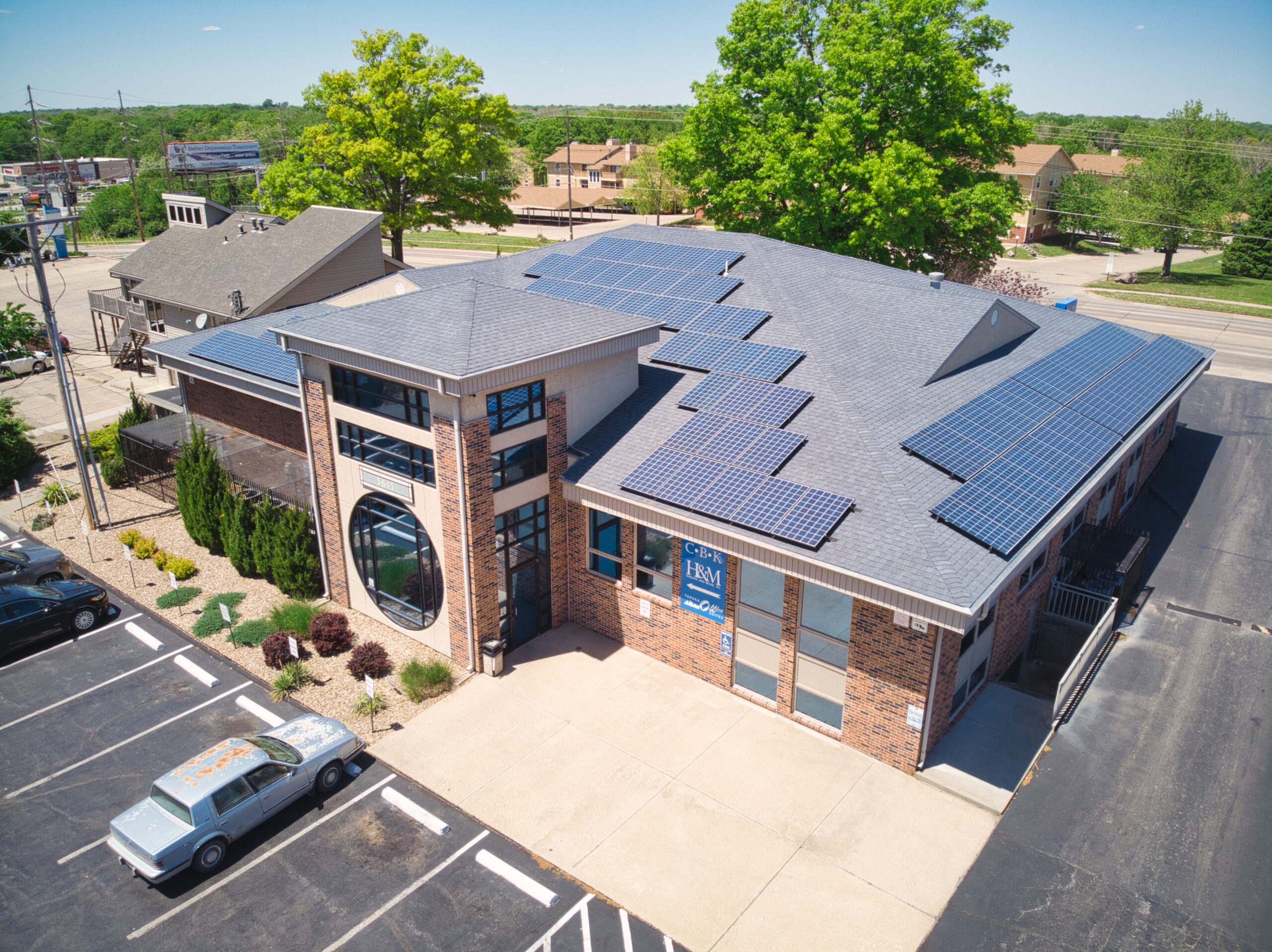 Hollins Building Commercial Solar Installation - Good Energy Solutions