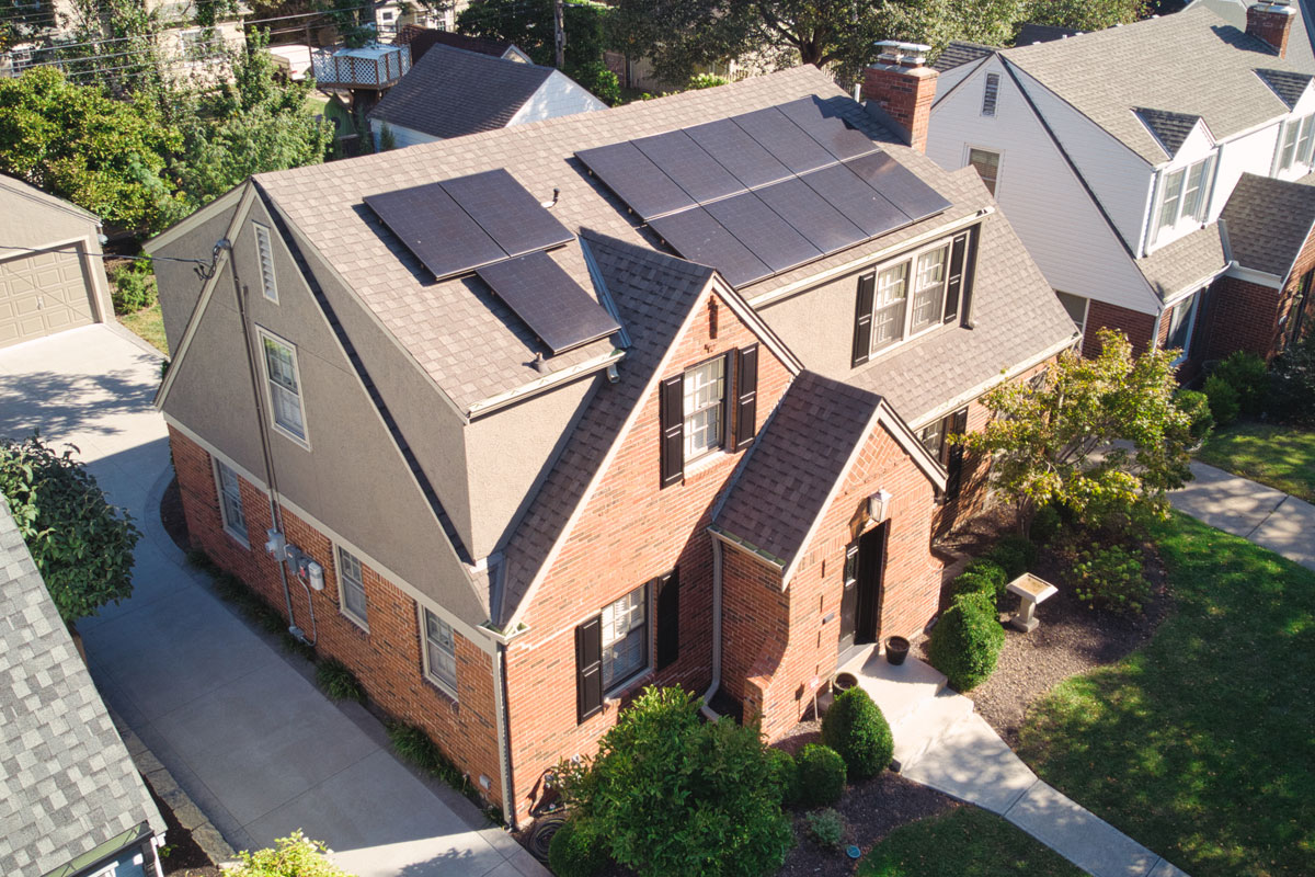 Residential Home Solar Array in Kansas City, Missouri