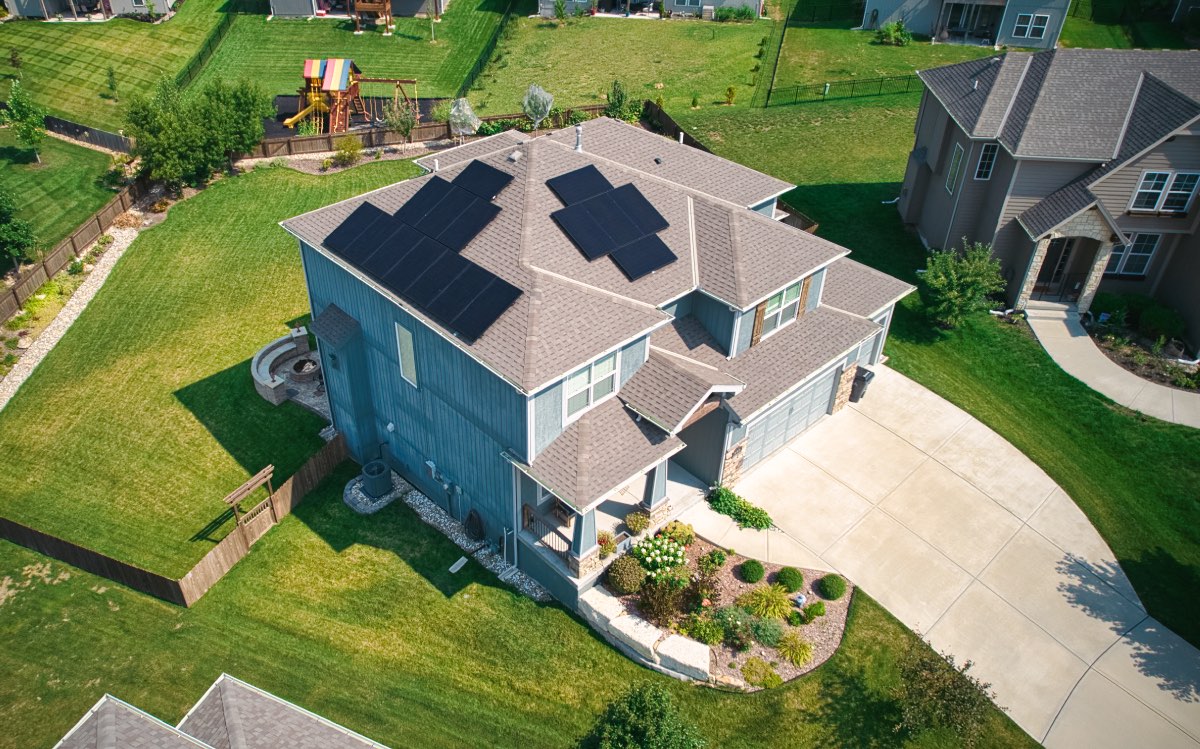6.56 kW Residential SunPower Solar Installation in Olathe
