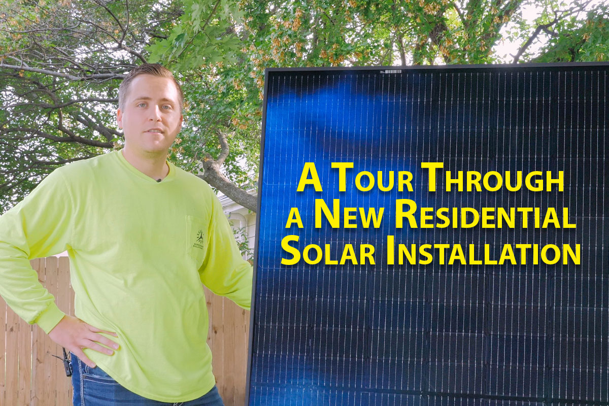 A Tour Through a New Residential Solar Installation - Good Energy Solutions