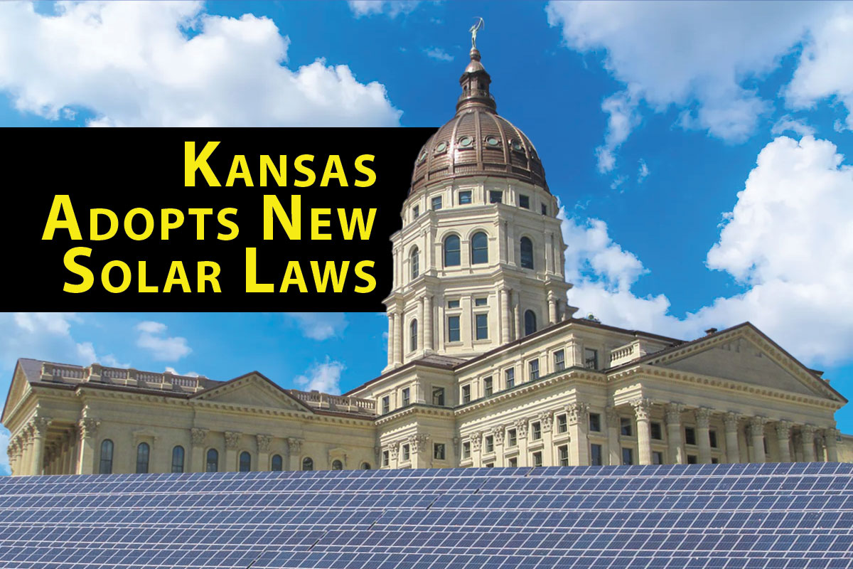 Kansas Adopts New Solar Laws - Good Energy Solutions