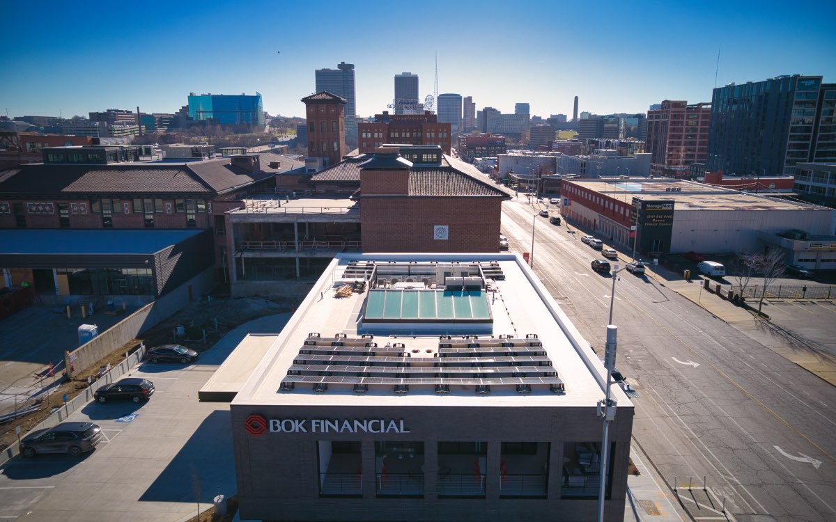 BOK Financial Commercial Solar Installation in Kansas City