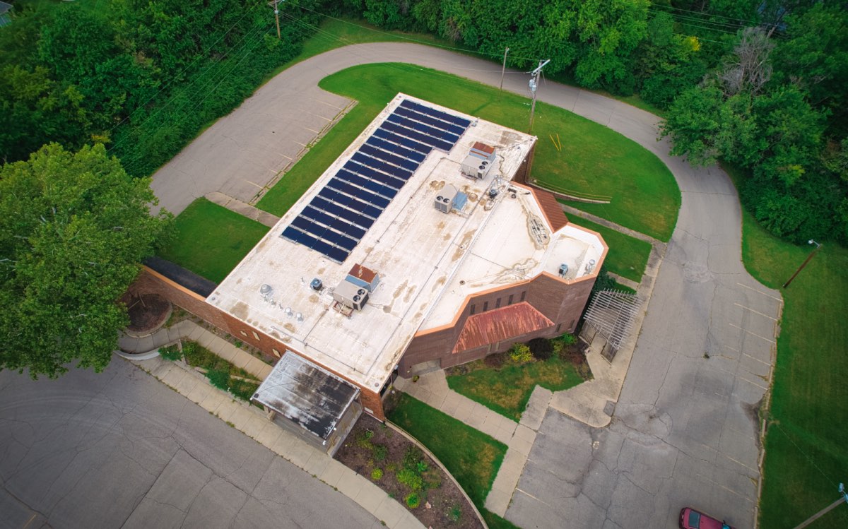 28.56 kW Solar Installation at Temple Beth Sholom in Topeka